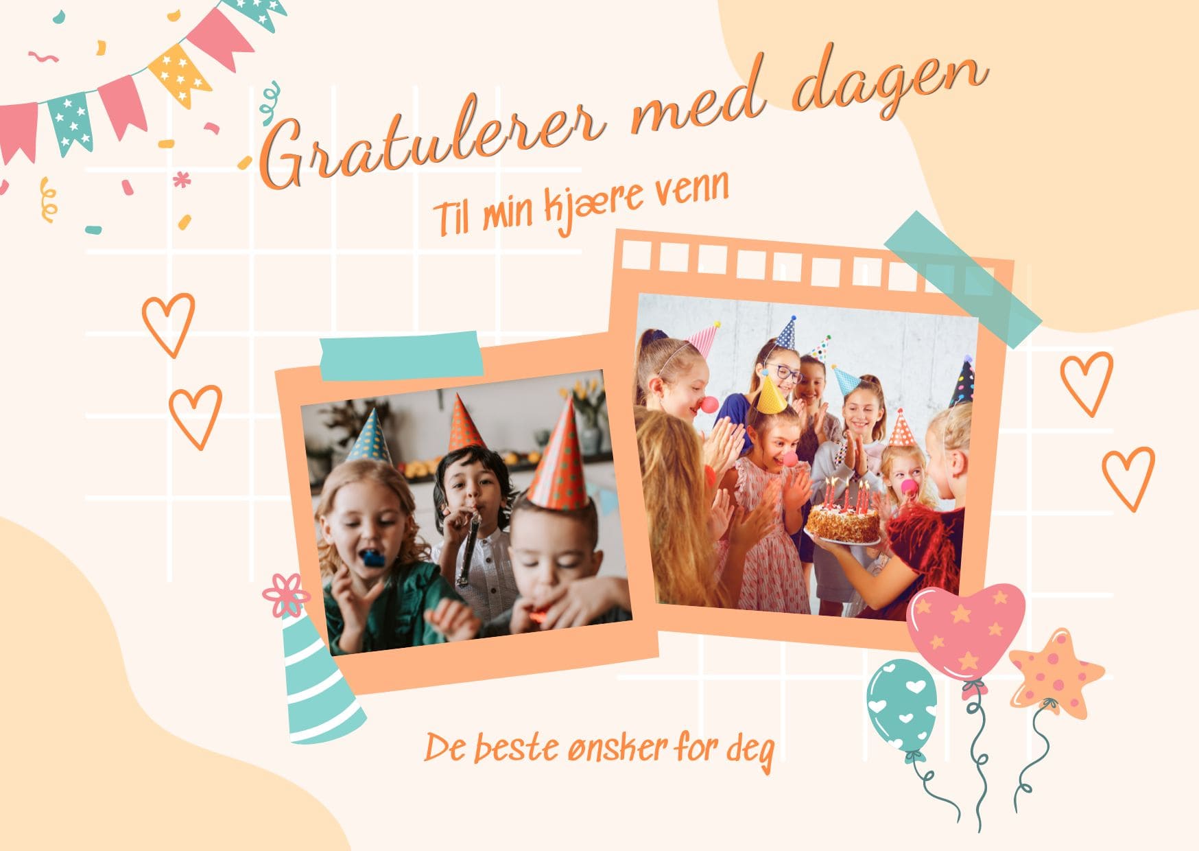 Bursdagskort: De beste Designene, Tekstene og gratis Eksempler