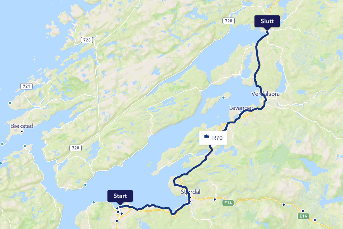 Tog Trondheim - Værnes - Stjørdal - Levanger - Verdal - Steinkjer Linje ...